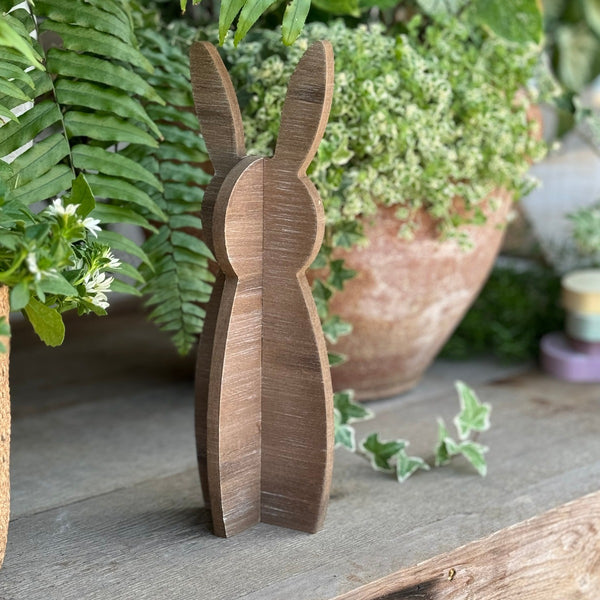 SW-3134 - Wood Wash Puzzle Bunny – Collins Fresh + Original