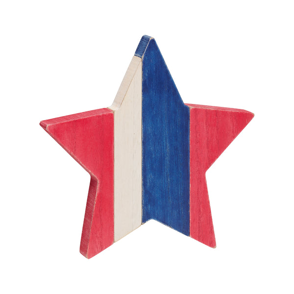 PS-8311 - Lrg. RWB Plank Star – Collins Fresh + Original
