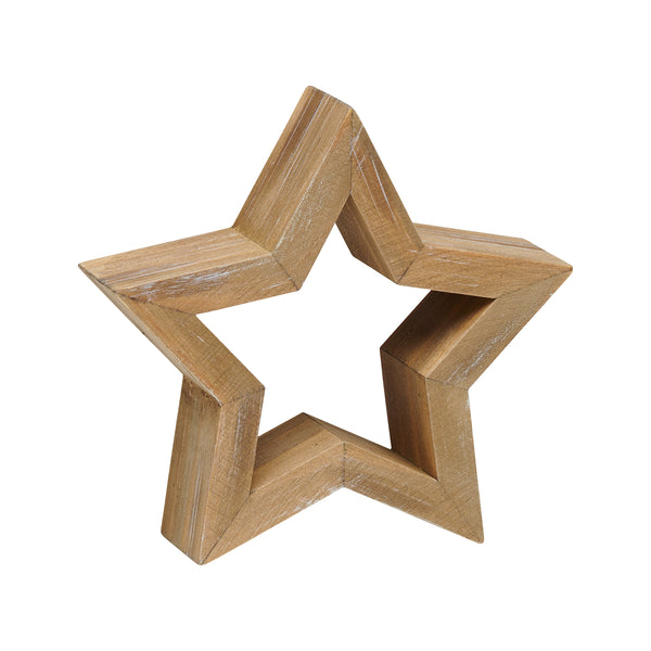 PS-8327 - Sm. Wood Hollow Star – Collins Fresh + Original